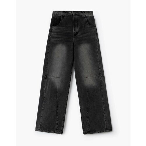 Джинсы широкие Gloria Jeans, размер 42/170, серый