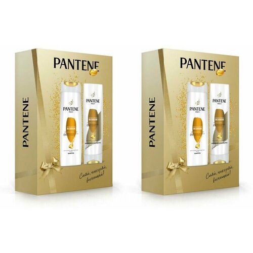 Pantene Pro-V Подарочный набор: Шампунь 400мл + Бальзам-ополаскиватель Интенсивное восстановление, 360мл, 2 уп
