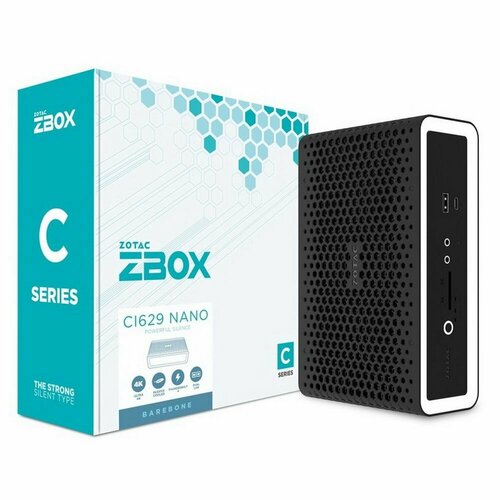 Zotac Мини ПК ZOTAC ZBOX CI629 NANO, Intel Core-i3-1315U, 2x DDR5 SODIMM, 2.5" SATA 6.0 Bay, 2x GLAN, wifi, bt, DP/HDMI ZBOX C