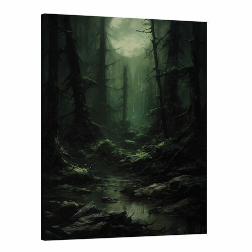 Интерьерная картина 50х70 "Проклятый лес"