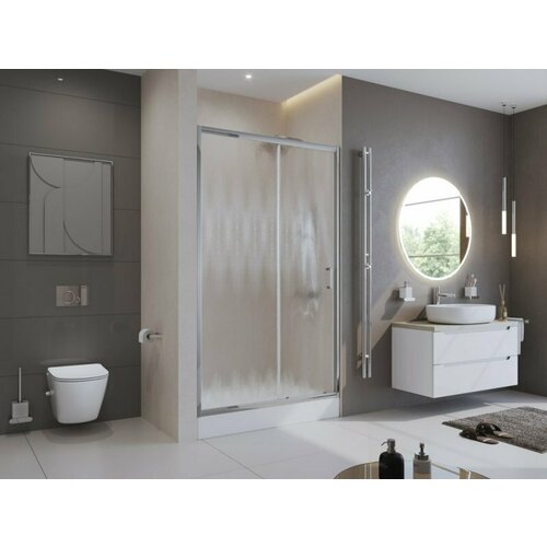 Душевая дверь в нишу BelBagno UNO-195-BF-1-140-CH-CR