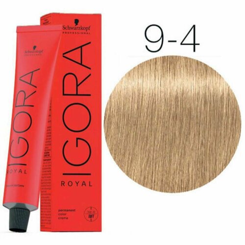 Schwarzkopf Igora Royal - 9-4 Блондин бежевый Стойкая крем-краска для волос 60 мл