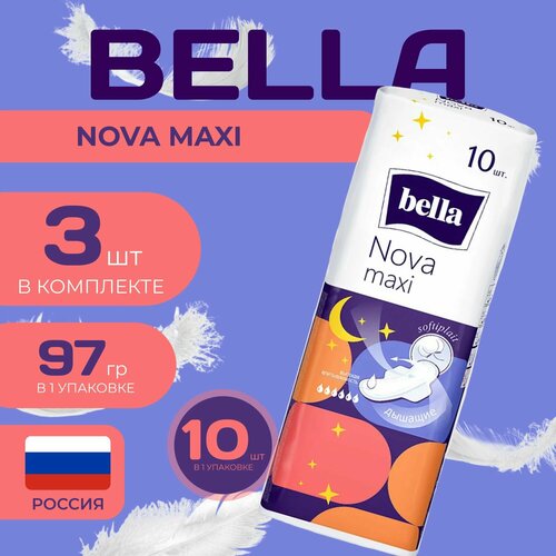 BELLA Прокладки женские дышашие 30 шт. Nova Maxi