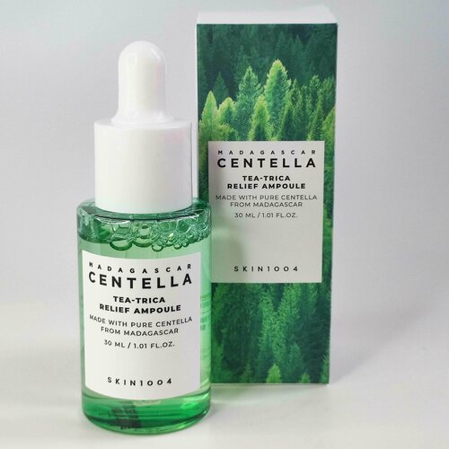 Успокаивающая ампула для проблемной кожи SKIN1004 Madagascar Centella Tea-Trica Relief Ampoule 30 мл