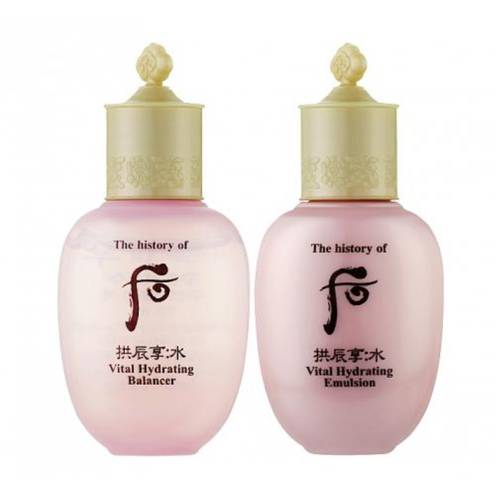 Тонер+Эмульсия ультраувлажняющие THE HISTORY OF WHOO Vital Hydrating Balancer & Emulsion 20ml+20ml