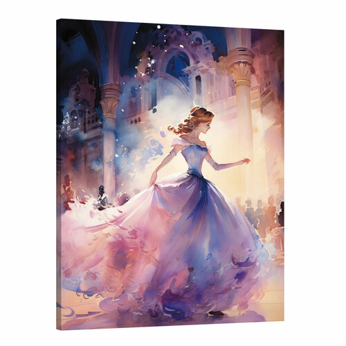 Интерьерная картина 50х70 "Принцесса на балу"