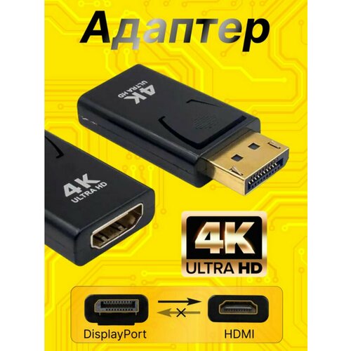 Адаптер DisplayPort вилка HDMI розетка HD80 DREAM