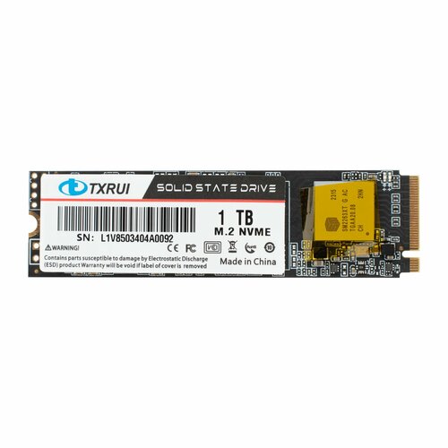 TXRUI Внутренний SSD-диск NVME M2 на 1 ТБ (PCI-E 3.0 x4)