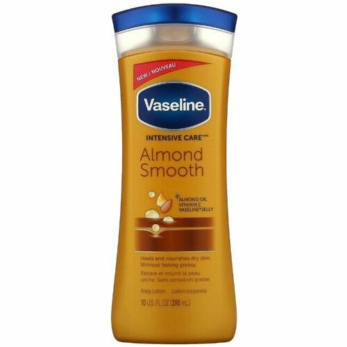 Vaseline, Intensive Care, гладкий лосьон для тела с миндалем, 295 мл