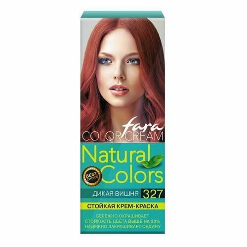 Fara Краска для волос "Natural Colors", тон 327, Дикая вишня, 90 г
