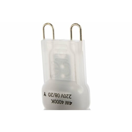 Лампа светодиодная 4.0W G9 4000K 350Лм 220V AC силикон (LED OPTI G9-4.0 W-NW SL) OPTI Включай (1/10)