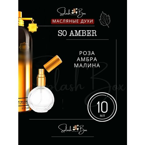 So amber духи стойкие