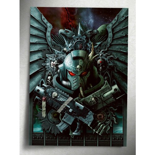 Постер: The grim darkness of the far future(Вархаммер 40000, Warhammer), на А5