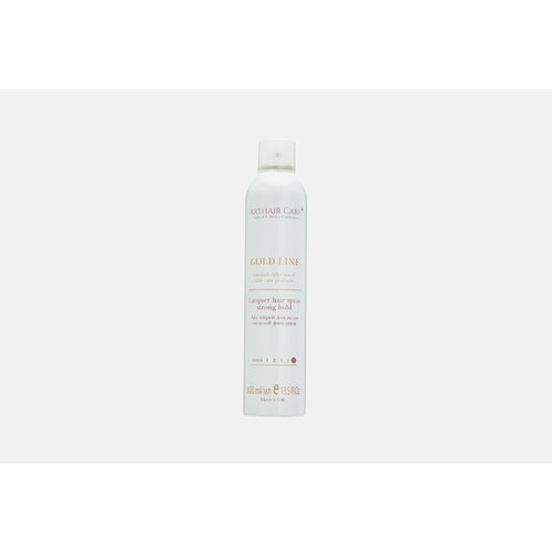 Лак-спрей для волос сильной фиксации Arthair Care Gold Line Lacquer hair spray / объём 400 мл