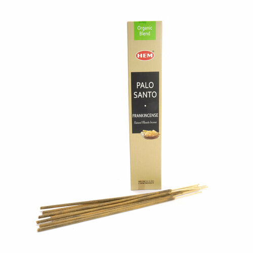 PALO SANTO FRANKINCENSE Natural Masala Incense, Hem (пало санто ладан, натуральные благовония масала, Хем), 15 г.