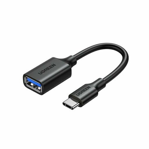 Кабель UGREEN US154 (30701) USB-C Male to USB 3.0 A Female OTG Cable. Цвет: черный.