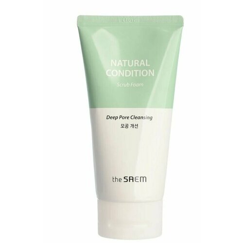 The Saem, natural condition Пенка natural condition scrub foam deep pore cleansing