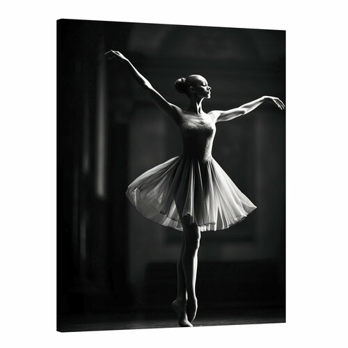 Интерьерная картина 50х70 "Балерина в действии"