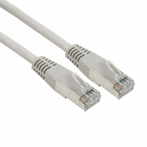 Шнур коммутационный, патч-корд F/UTP RJ45-RJ45, CAT 6, ZH нг(А)-HF, серый, 5м REXANT, цена за 1 шт