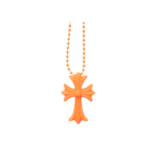 Колье Chrome Hearts Silicone Cross Necklace