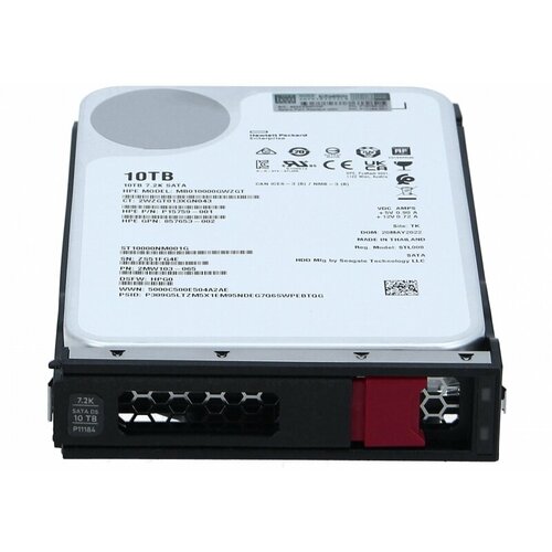 Жесткий Диск HPE 2MW103-065 10Tb 7200 SATA 3,5" HDD