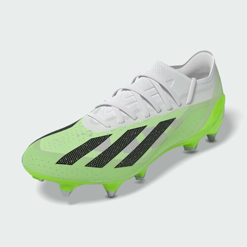 Бутсы adidas X Crazyfast.1 Soft Ground, размер 10 UK, белый, зеленый