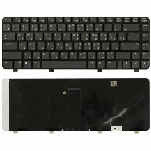 Клавиатура для ноутбука HP Omnibook 500, 510, 520, 530, HP Pavilion ZU175, ZU1155, XU155 Series. Г-образный Enter. Черная, без рамки