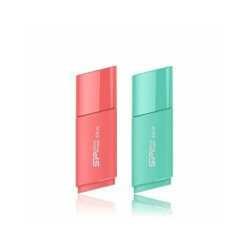 Флеш накопитель 8GB Silicon Power Ultima U06, USB 2.0, Бирюзовый