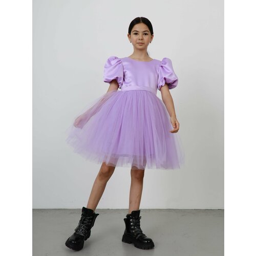 Платье KROLLY, размер 116-122, фиолетовый