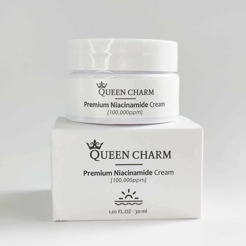 Крем для лица с ниацинамидом 10% QUEEN CHARM Premium Niacinamide Cream для выравнивания тона 30мл