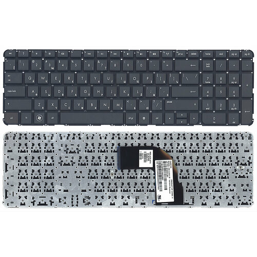 Клавиатура для HP Pavilion dv7-7002sr черная без рамки