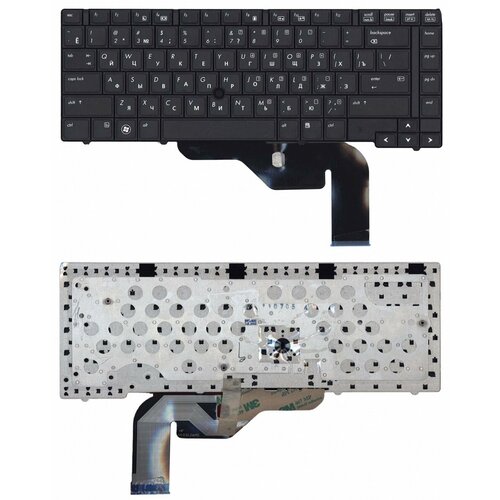 Клавиатура для HP ProBook 6455b черная с указателем