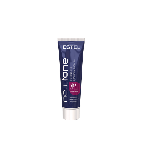 Estel Professional Тонирующая маска для волос NEWTONE ESTEL 7/56 Русый красно-фиолетовый, 60 мл