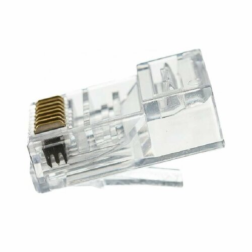 Инструмент Vcom Коннекторы RJ-45 (8P8C) для UTP кабеля 6кат. ( упаковка 20шт.)