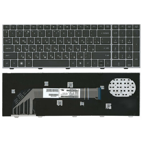 Клавиатура для HP 90.4SJ07. H0R черная с серой рамкой