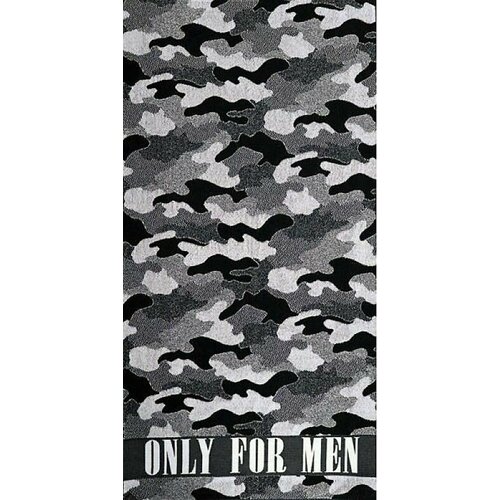 Полотенце махровое для Мужчины в подарок на 23 февраля "Камуфляж" 70 х 140 см