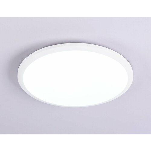 Потолочный светодиодный светильник с высокой степенью пылевлагозащиты IP44 42W 6400К D370*55 (Без ПДУ), белый