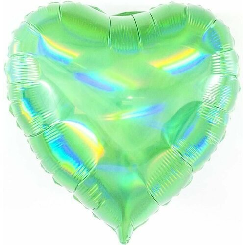 Воздушный шар, Весёлая затея, Сердце переливы зеленый