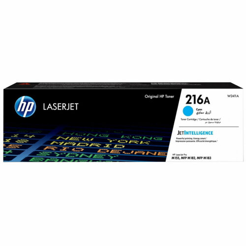 Картридж лазерный HP 216A W2411A гол. для LaserJet Pro MFP M182/M183, 1167843