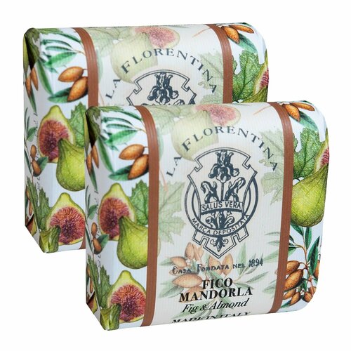 Мыло La Florentina Fig & Almond Инжир и Миндаль 106 г 2шт 8003085707330/набор