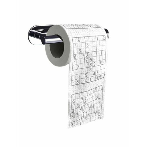 Сувенирная туалетная бумага с приколом Судоку