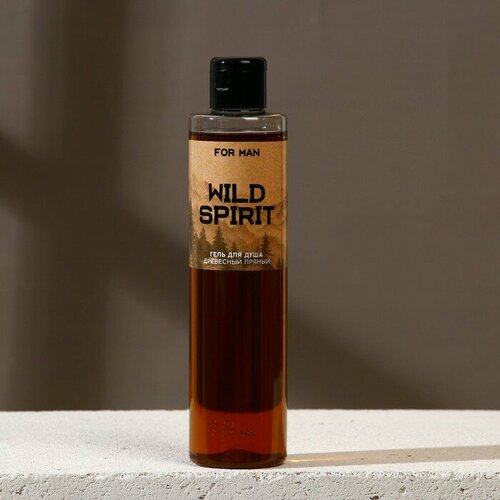 Гель для душа «Wild spirit» 250 мл, аромат древесный пряный, HARD LINE (комплект из 15 шт)