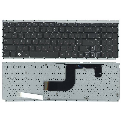 Клавиатура для ноутбука SAMSUNG RC520 черная с частью корпуса