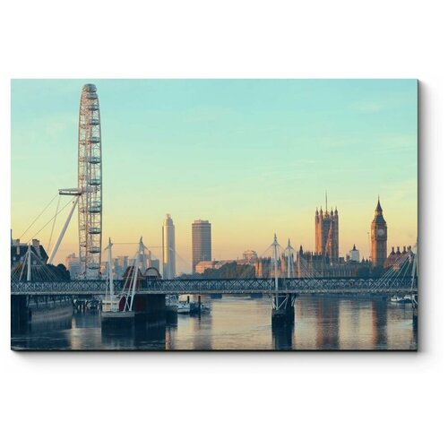 Модульная картина Чудесная панорама Лондона 80x53
