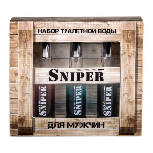 PontiParfum парфюмерный набор Набор Sniper, 20 мл, 237 г