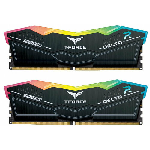 Оперативная память Team Group T-Force Delta RGB 64GB (32GB x2) DDR5-6000 (FF3D564G6000HC38ADC01)