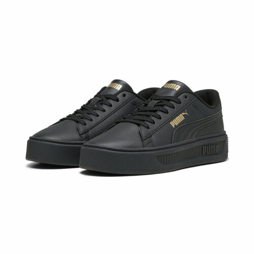 Кеды PUMA Smash Platform v3, размер 4,5 UK, черный