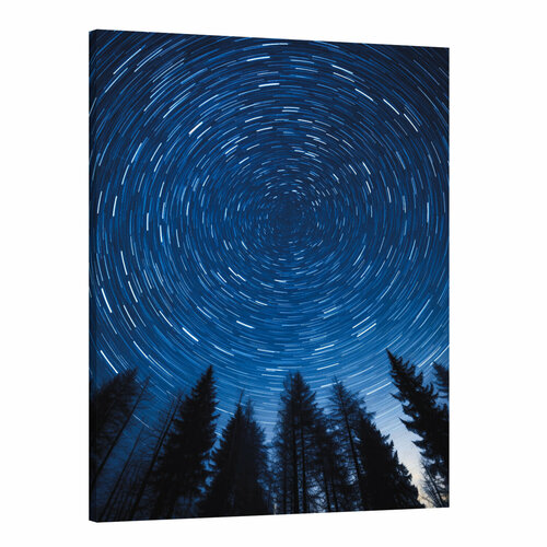 Интерьерная картина 50х70 "Карты сияющих звезд"