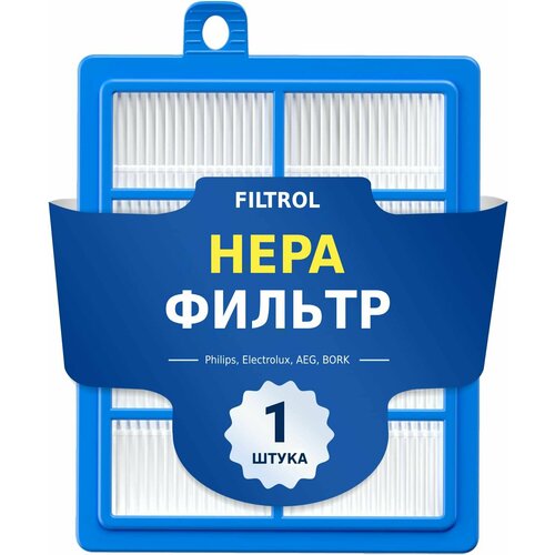 HEPA фильтр для пылесосов Philips FC9071, FC9174, FC9064, FC9170, FC9176, FC8038/01 (Electrolux, AEG, BORK)