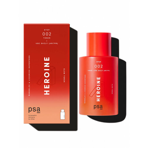 Тонер-суперфуд с миндальной кислотой и лакрицей PSA HEROINE: Mandelic & Licorice Superfood Glow Toner 100 ml